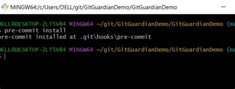 1 Precommithook How To Use Ggshield Cli Tool In Our Repository