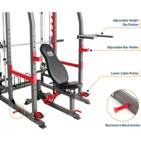Marcy Pro Sm 4903 Smith Machine Home Gym All In One Training System