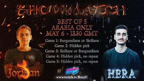 Roxyc Showmatch Hera Vs Jordanaoe Liquipedia Age Of Empires Wiki