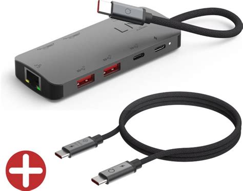 Linq ByELEMENTS In Pro USB C Multiport Hub K M USB C PD Kabel Bol