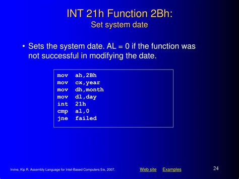 Ppt Assembly Language For Intel Based Computers Powerpoint Presentation Id 6345168