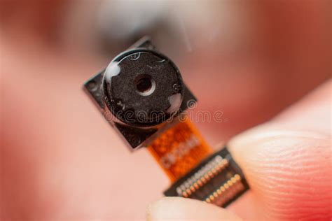 Very Small Tiny Camera Holding In Fingers Stock Image Image Of Camera Chip 261823677