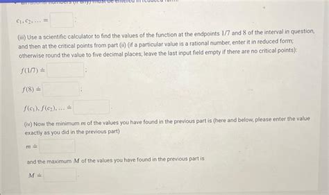Solved Min Max Values Of Differentiable Functions Realize