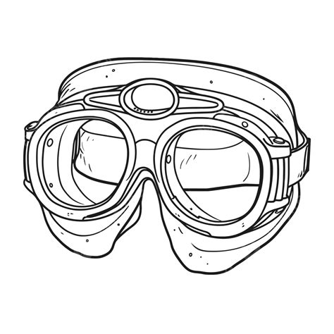 고글 개요 스케치의 간단한 그림 벡터 안전 고글 그리기 보안경 개요 안전 고글 스케치 Png 일러스트 및 벡터 에 대한 무료 다운로드 Pngtree