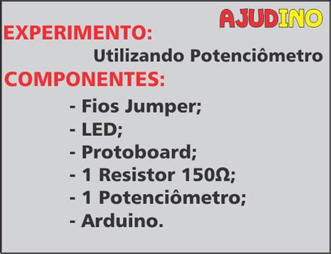 3 Utilizando Potenciômetro No Arduino Ajudino Arduino