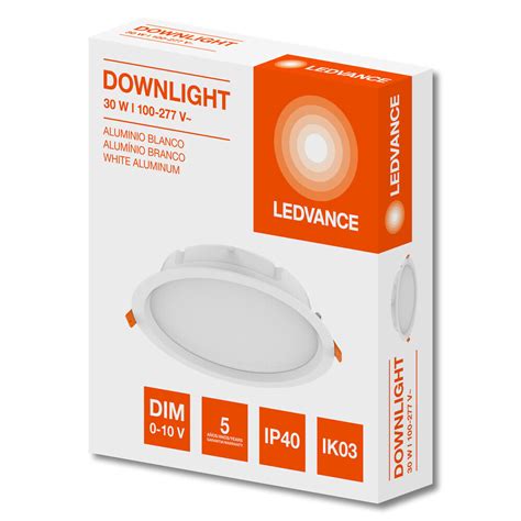 Downlight Led Dimable 30w 3400lm 100v Ledvance