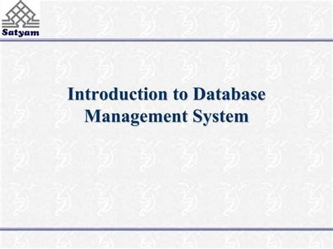 Database System Architecture Ppt