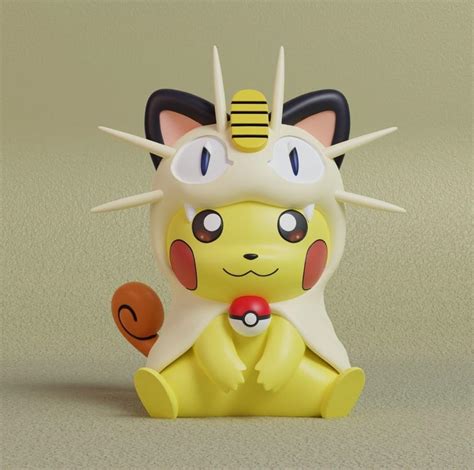Cosplay Pikachu Meowth 3d Model By Allanromanreyes On Thangs
