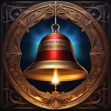 Premium Ai Image Christmas Bell