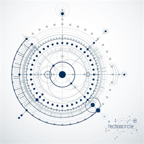 Premium Vector Engineering Technology Vector Wallpaper Made With Circles And Lines Technical