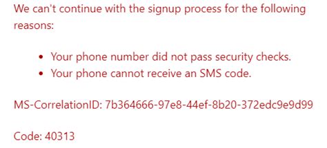 Microsoft 365 Developer Sms Failed Security Check Microsoft Qanda