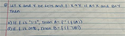 Solved Please Prove The Following Statements And Explain As