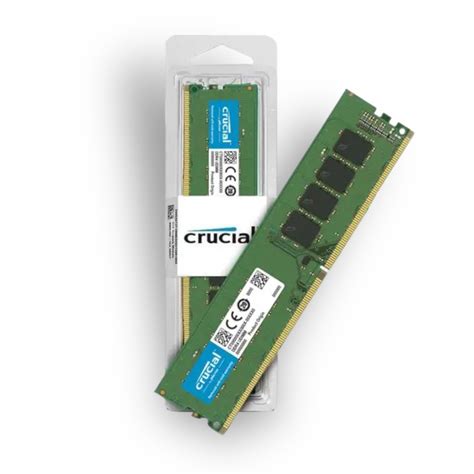 Memoria Ram Ddr4 2666 8gb Desktop Crucial Nuvem Branca