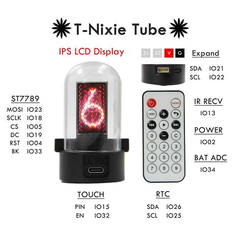 LILYGO TTGO Simulation Nixie Tube Based On ESP32 Electronics Lab