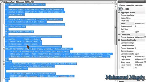 How To Create Stored Procedure In Sql Server2008 Youtube