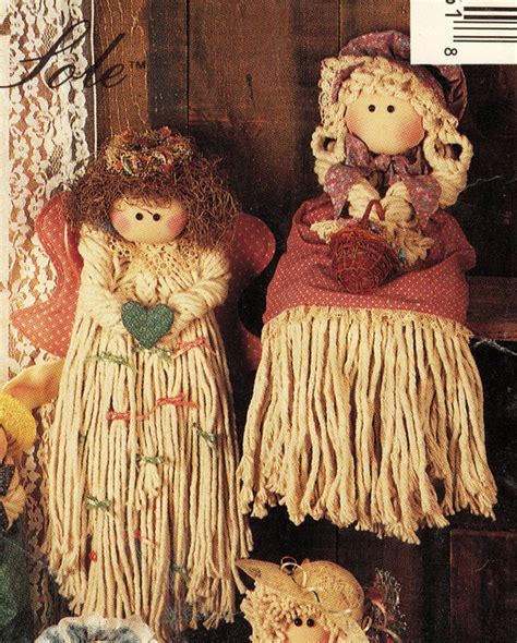 Heart And Sole Stuffed Soft Toy Rag Mop Doll Country Bride Bunny Angel Sew Pattern Sewing Patterns