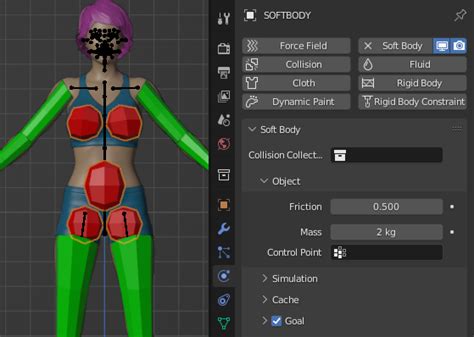 Diffeomorphic Softbody Simulations