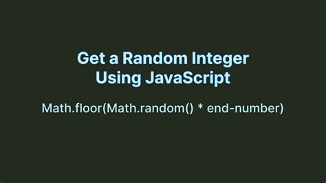 Random Number Generator Javascript Problem Solving Youtube