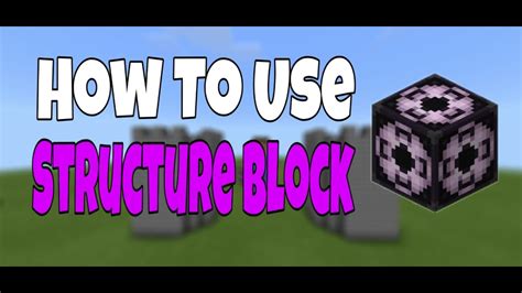 How Do You Use A Structure Block In Minecraft Pe At James Browning Blog