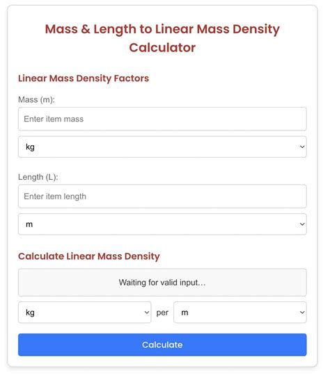 Density Converter And Calculator Thinktank