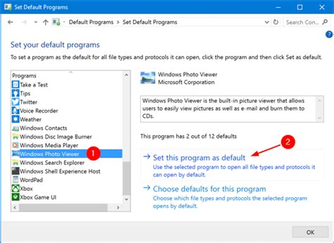 restore windows photo viewer to windows 10 “open with” context menu password recovery