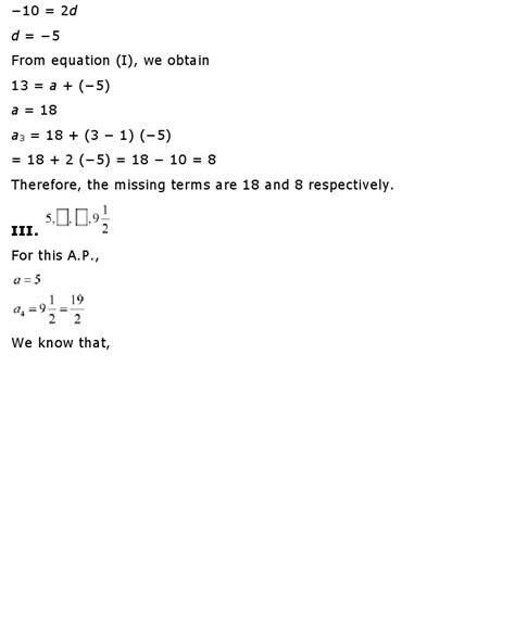 Ch 5 Arithmetic Progression Maths Class 10 Ncert Solutions Download