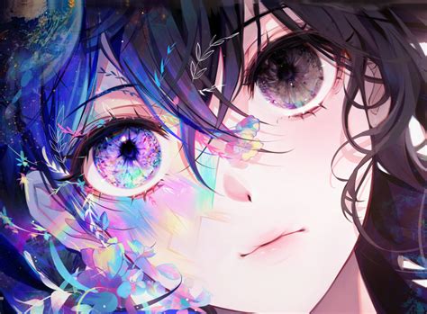 Safebooru 1girl 58 Opal 00 58 Bangs Black Eyes Black Hair Blue Hair