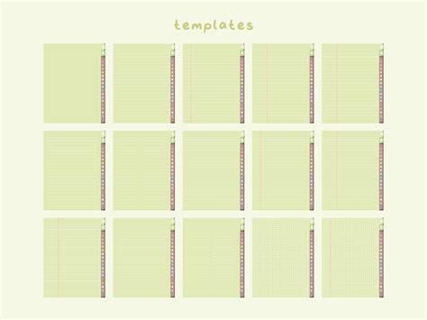 Cute Green Digital Notebook Hyperlinked Goodnotes5 Notebook Etsy