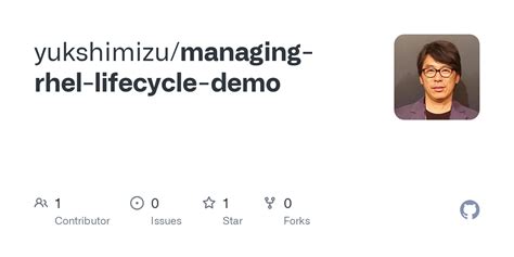 Github Yukshimizumanaging Rhel Lifecycle Demo