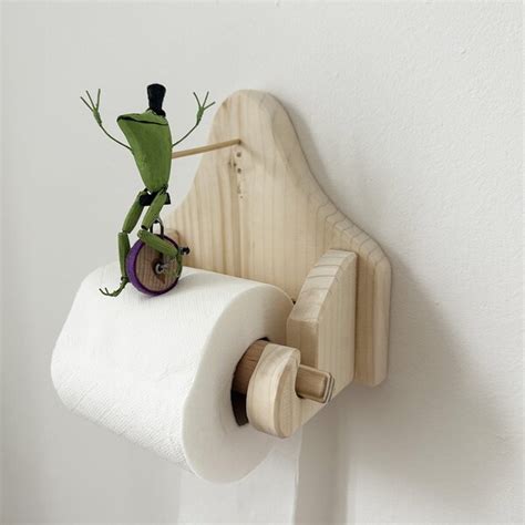 Frog Toilet Paper Holder Etsy