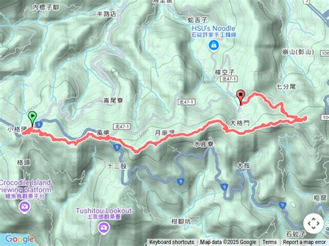 雲海山，風露嘴山，粗坑崙山群峰，大格門山，獵狸尖（樹梅嶺山） 健行筆記