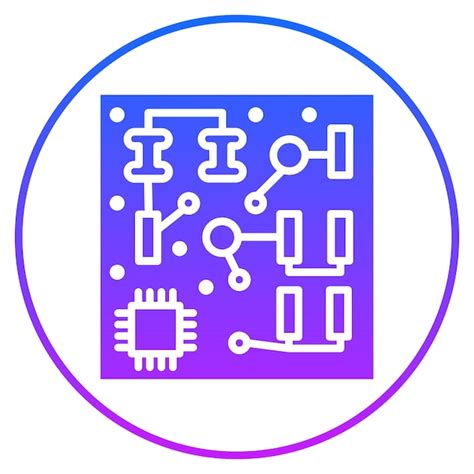 Premium Vector Circuit Board Vector Illustration