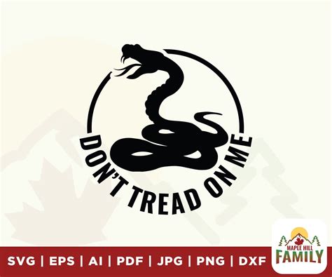 Don T Tread On Me Svg Don T Tread On Me Flag Svg Don T Tread On Me Svg Bundle Gadsden Snake