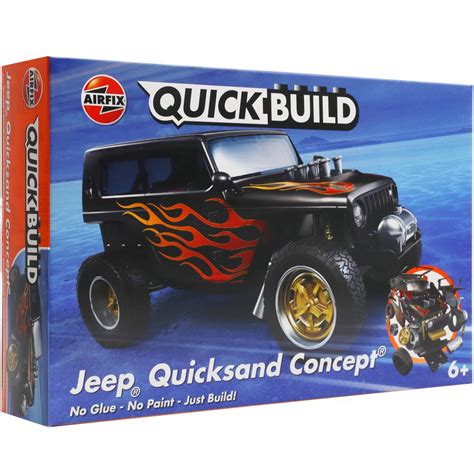 Airfix Quickbuild Jeep Quicksand Concept Car Push Fit Assembly Model Kit