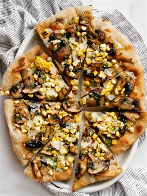 Roasted Vegetable Naan Flatbread Pizza Last Ingredient