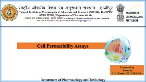 Cell Permeability Assays Caco 2 Cell Permeability Pampa Membrane