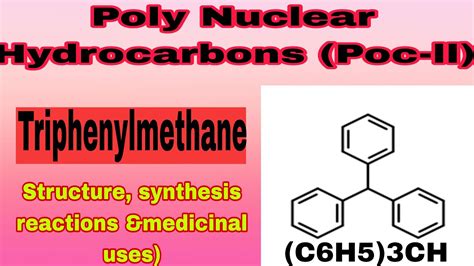 Triphenylmethanepoc Ll B Pharma 3rd Sem Youtube