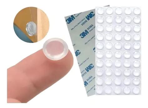 Tope Autoadhesivo 3m Silicona 8mm Puerta Mueble 640 Unidades Color