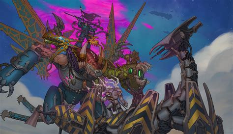 Big Battle Art By Yang Zheyy 40k Gallery
