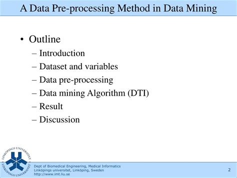 Ppt A Data Pre Processing Method To Increase Efficiency And Accuracy