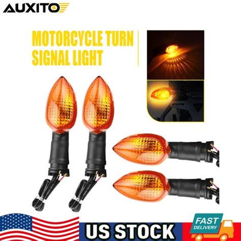 4 For Yamaha Yzf R1 R3 R6 R15 R25 Turn Signal Lights Indicator Lamps