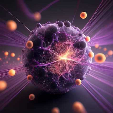 Premium Ai Image Inner Structure Of Quantum Particle Higgs Boson Generative Ai