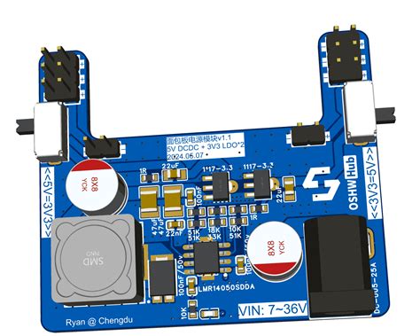 Breadboard Power Supply Module 5v 33v Xtronic
