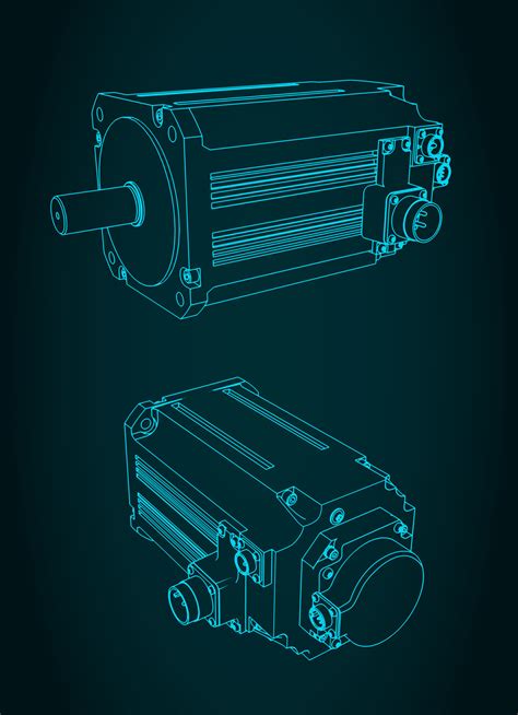 DC Servo Motor 48655821 Vector Art At Vecteezy