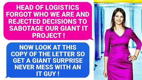Head Of Logistics REJECTED Our Decisions Tries To RUIN Our Project Boss Never Mess With IT