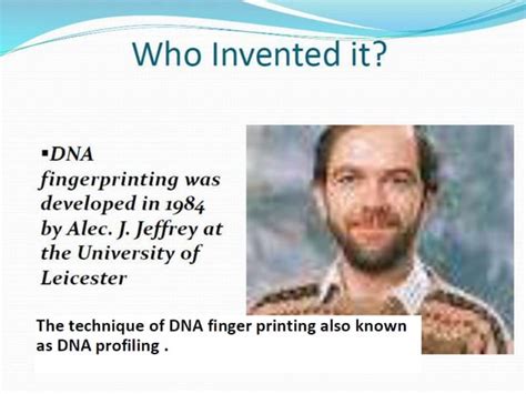 Dna Finger Printing Ppt