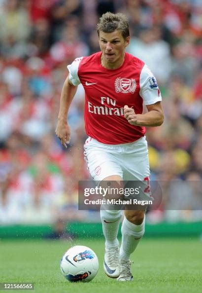 Andrey Arshavin Of Arsenal With The Ball During The Barclays Premier