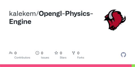 Github Kalekemopengl Physics Engine