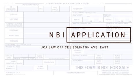 Nbi Clearance Nbi Renewal And Application Nbi Form Number 5