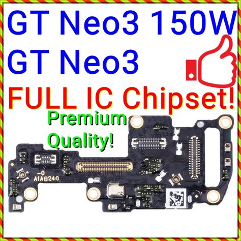 W Fast Charge New Ori Sim Card Slot Full Ic Sub Board Mic Ribbon Realme Gt Neo Rmx